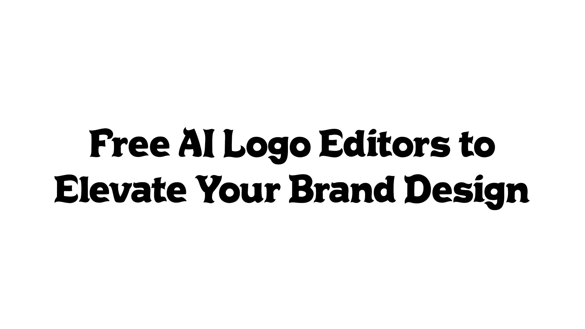 4 Free AI Logo Editors to Elevate Your Brand Design