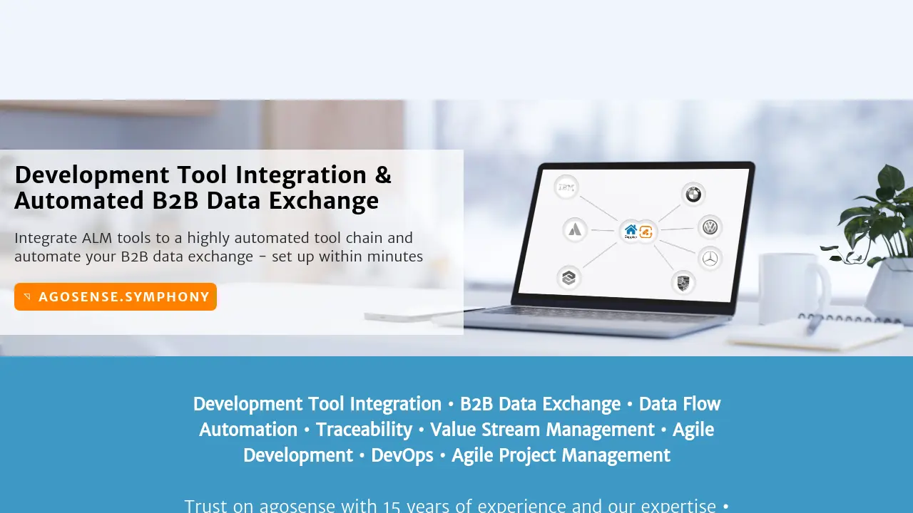 agosense.symphony - Automated Development Tool Integration and B2B Data ...