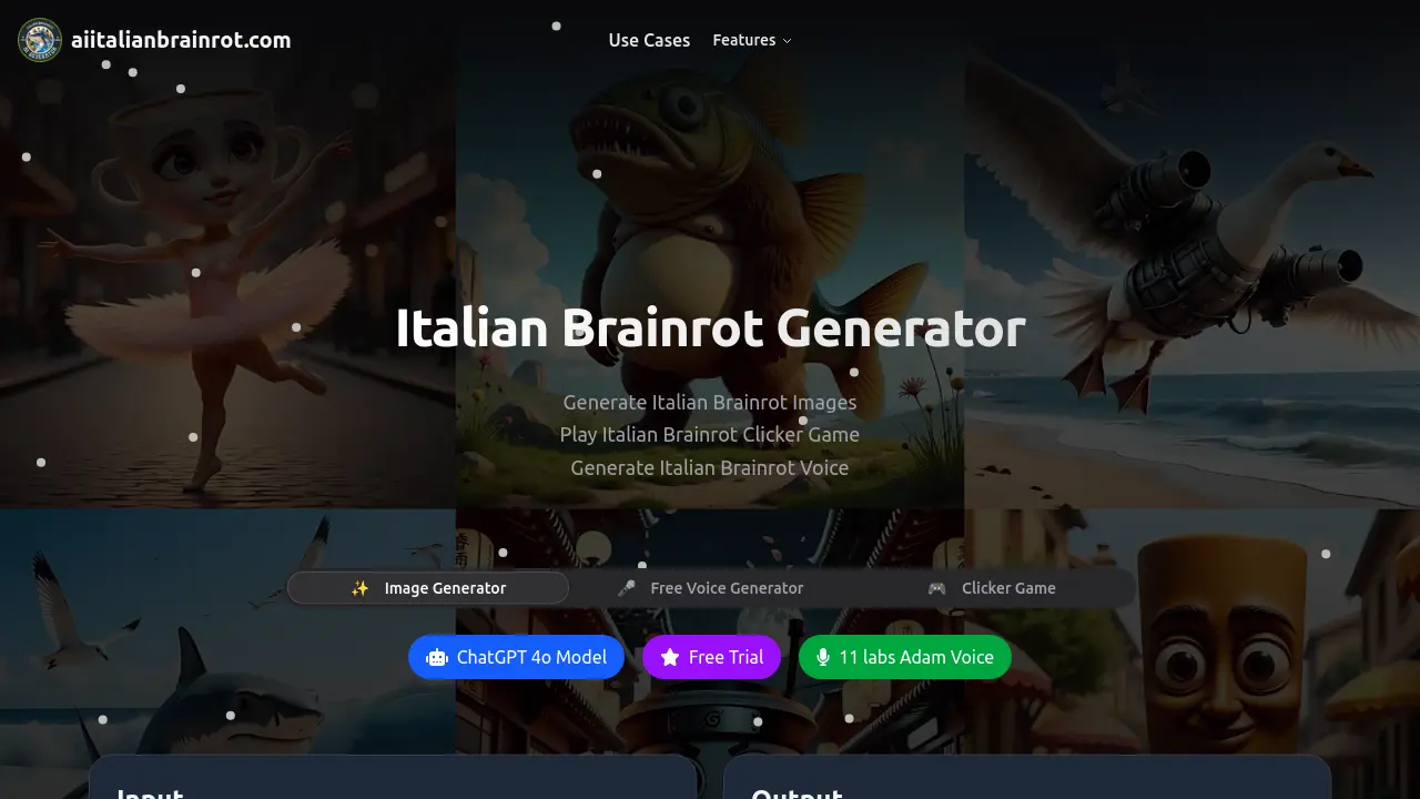 AI Italian Brainrot - Generate Creative Italian Brainrot Animals and ...