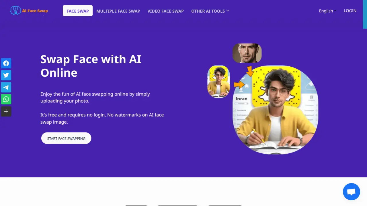 AIFaceSwap - Swap Face with AI Online - Free, No Login, No Watermarks