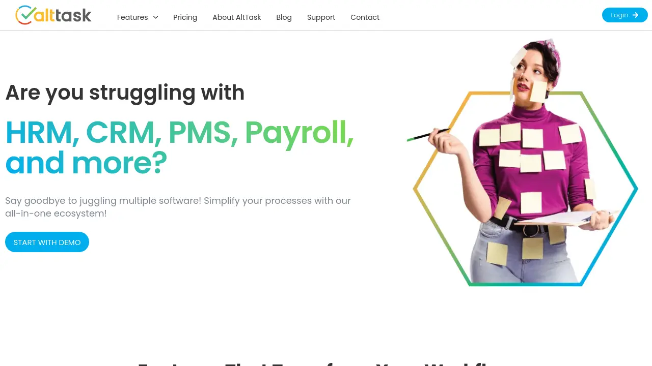 AltTask - All-in-One HRM, CRM, PMS, and Payroll Software