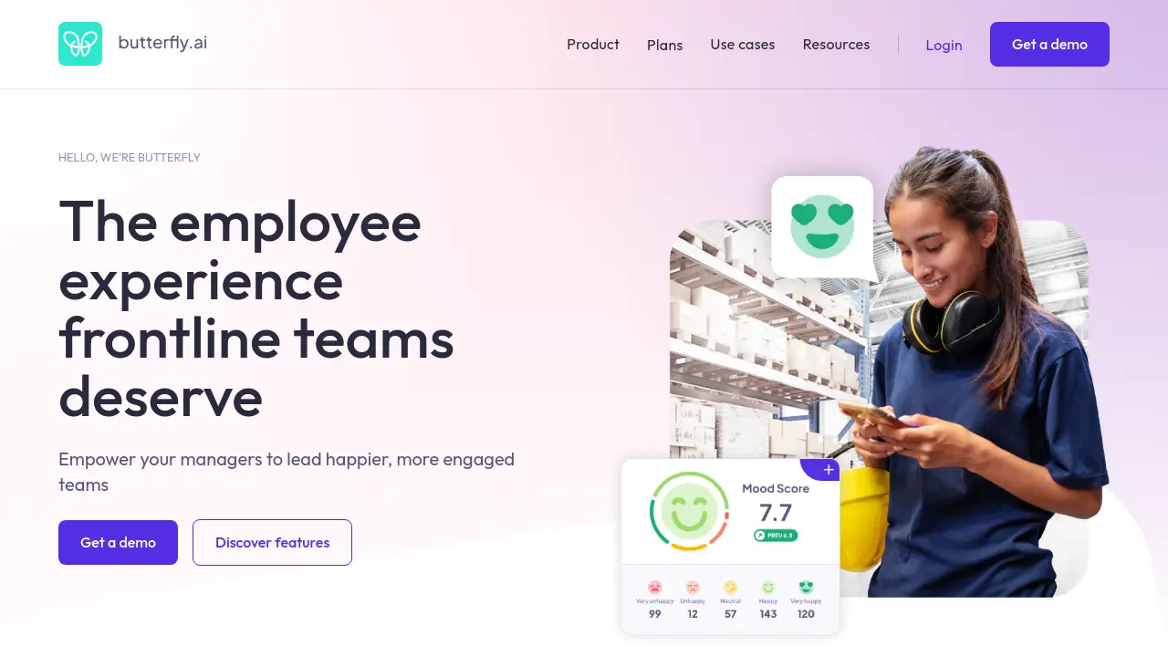 Butterfly - Data-Driven Employee Engagement for Frontline Teams