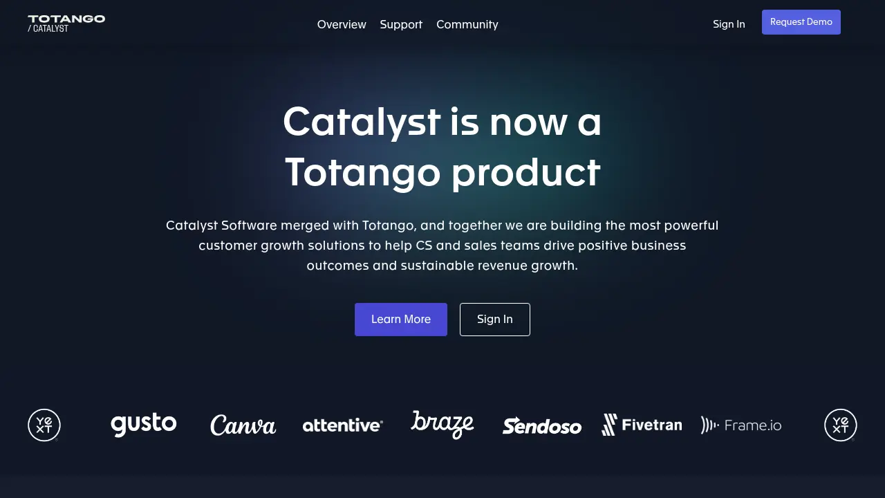 Catalyst - Unify Customer Success and Sales for Sustainable Revenue Growth