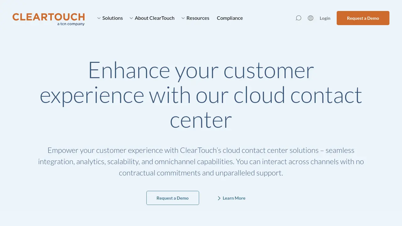 ClearTouch - Cloud Contact Center Platform with AI-Powered Omnichannel ...