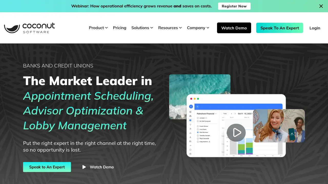 Coconut Software - Optimized Appointment Scheduling & Lobby Management ...