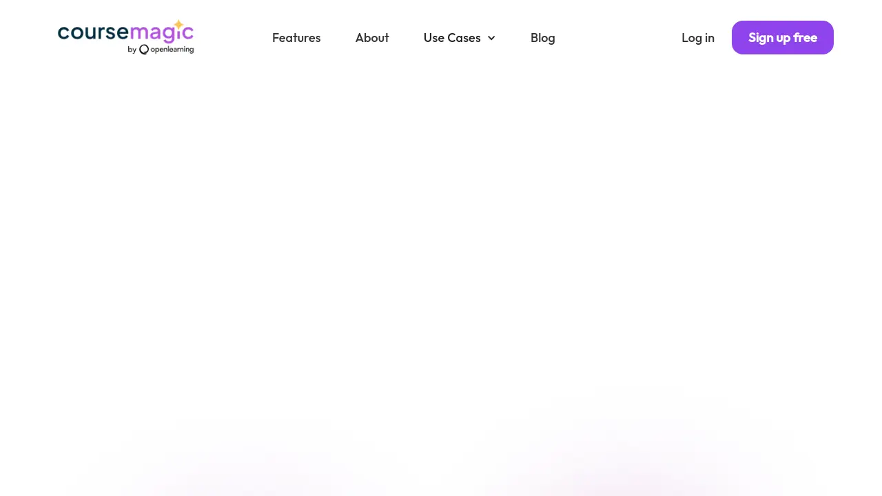 CourseMagic - Build a course with your own AI Instructional Designer
