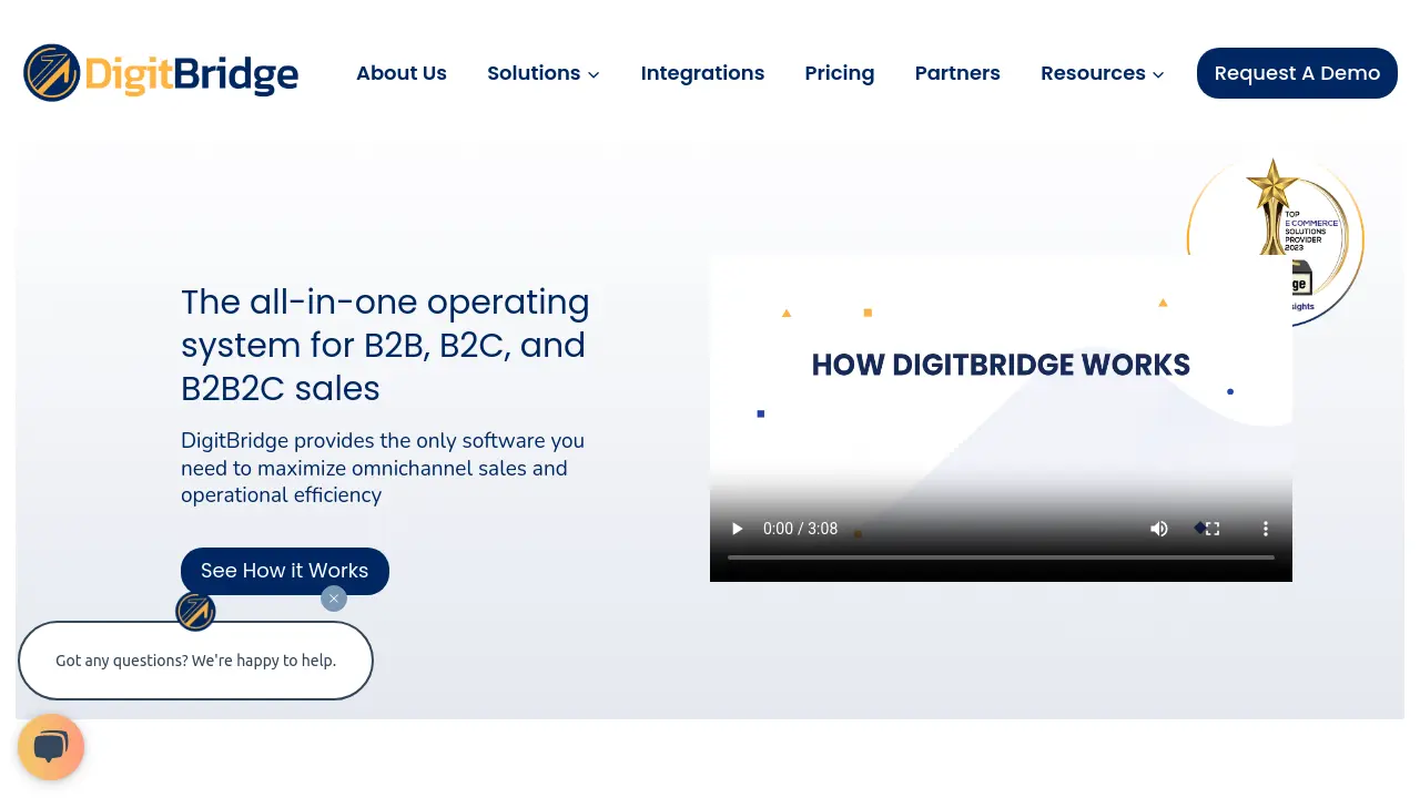 DigitBridge - The all-in-one operating system for B2B, B2C, and B2B2C sales