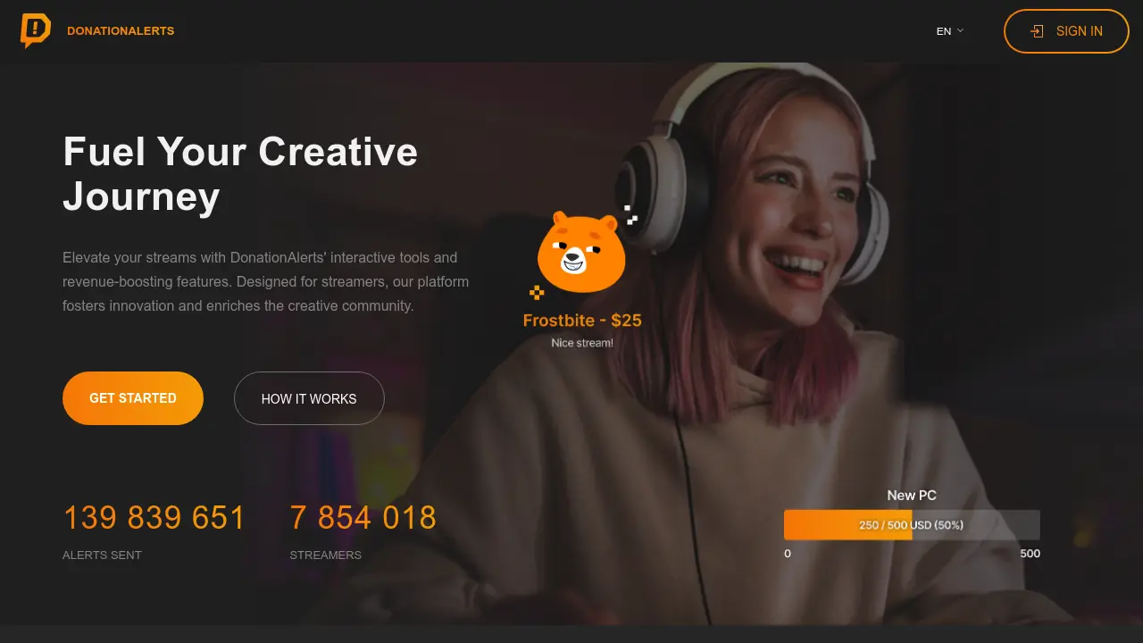 DonationAlerts - Interactive Alerts and Donation Management for Streamers