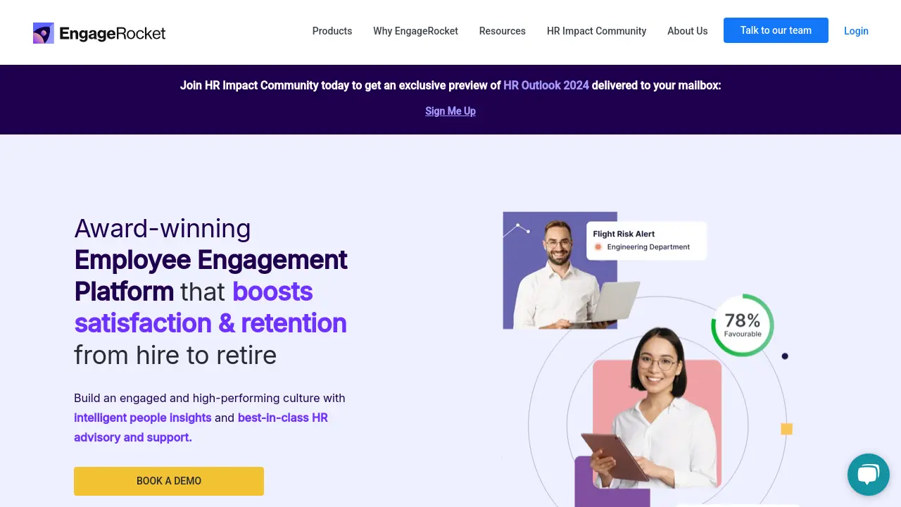 EngageRocket - Award-winning Employee Engagement Platform with Predictive Analytics