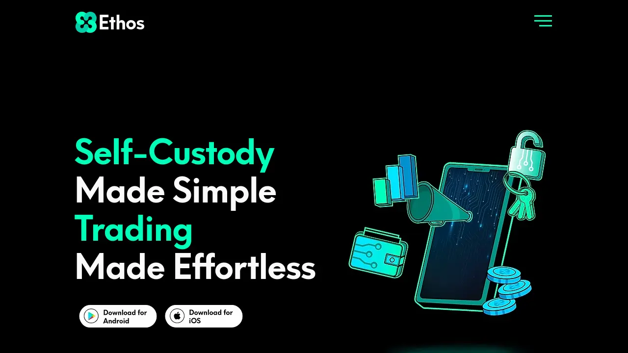 Ethos - Effortless Crypto Self-Custody and Cross-Chain Trading