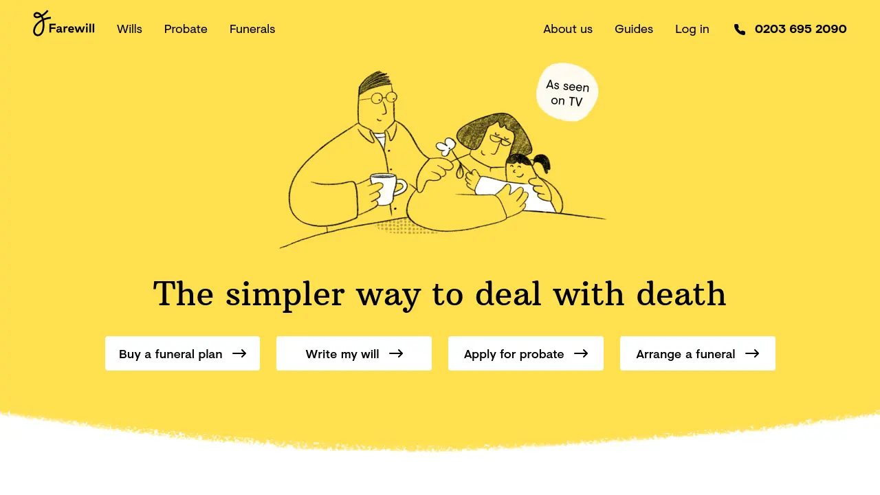 Farewill - Simply Online Wills, Probate, and Funerals