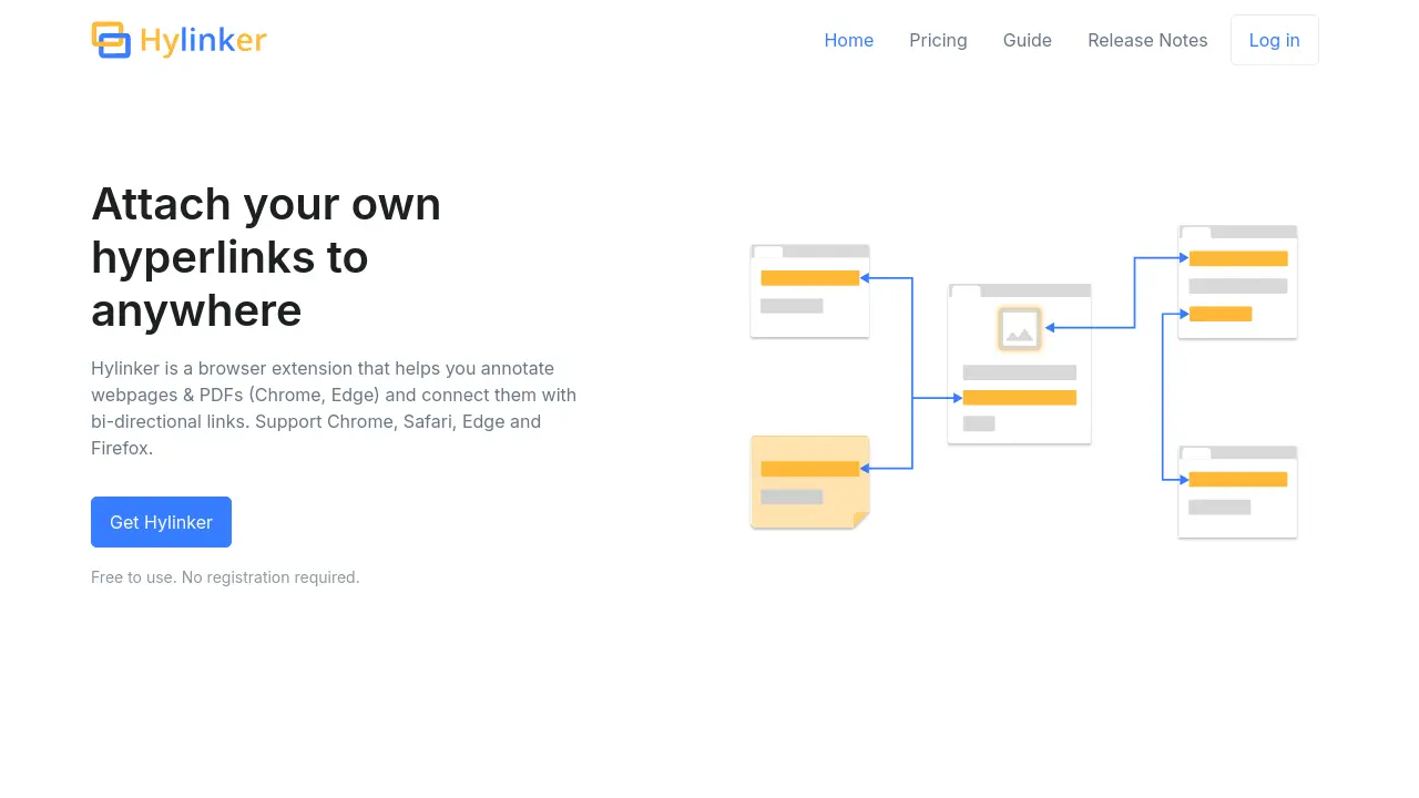 Hylinker - Annotate and Connect Webpages with Bi-Directional Links
