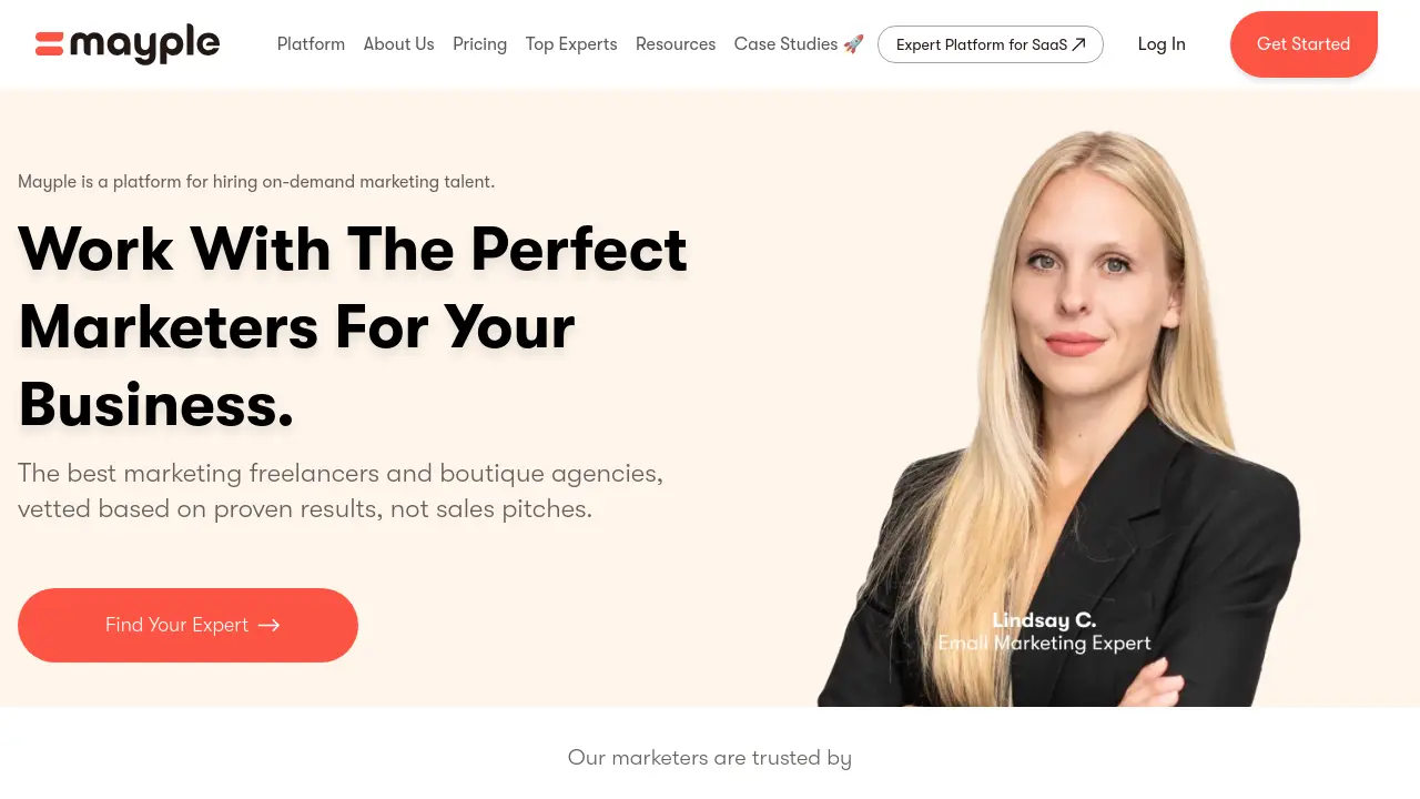 Mayple - Hire Marketing Experts with Proven Results.
