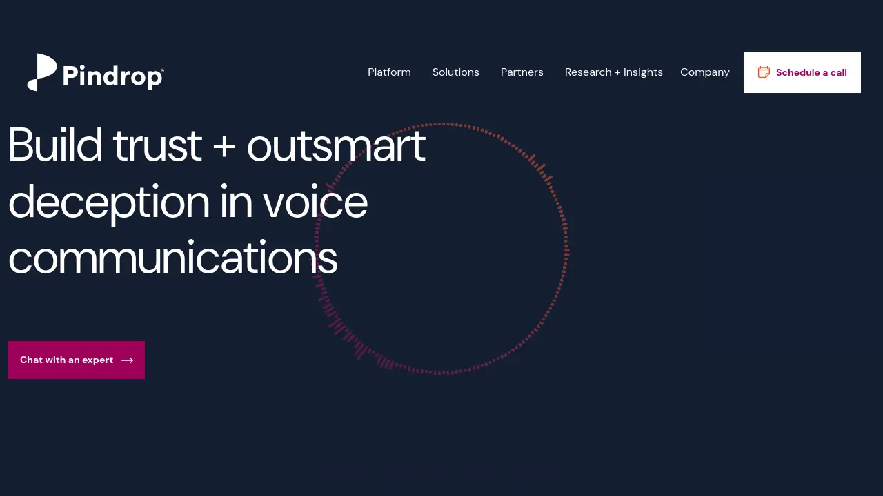 Pindrop - AI-Powered Voice Security and Fraud Detection