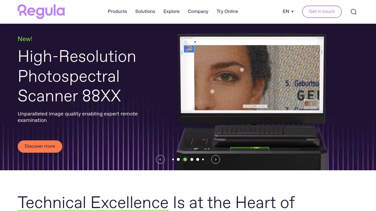 Regula - Decades of Forensics for Seamless ID Verification