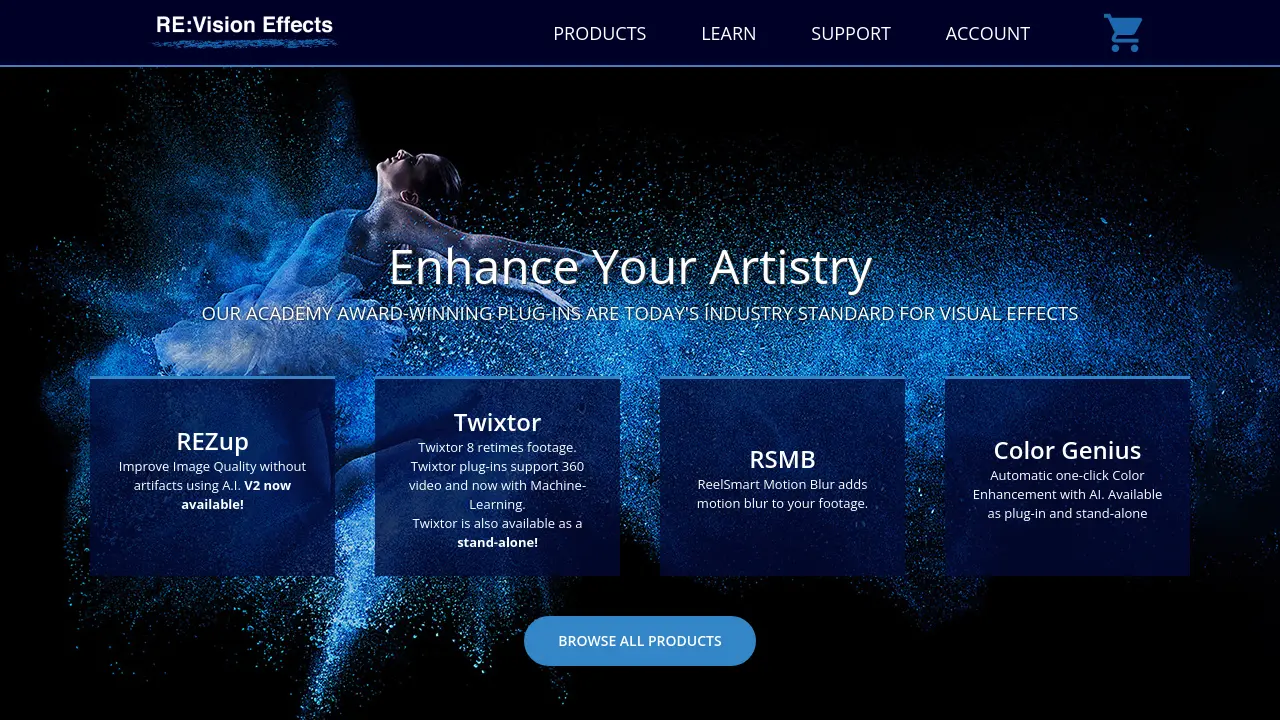 RE:Vision Effects - Industry-Leading AI Video Plug-ins for Enhanced ...