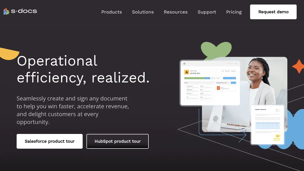 S-Docs - Seamless Document Generation and E-Signature for CRMs