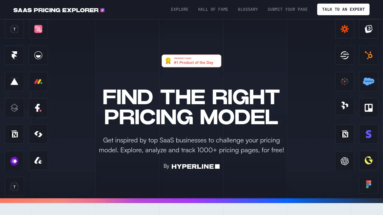 SaaS Pricing Explorer - Explore and Analyze 1000+ SaaS Pricing Pages for Free