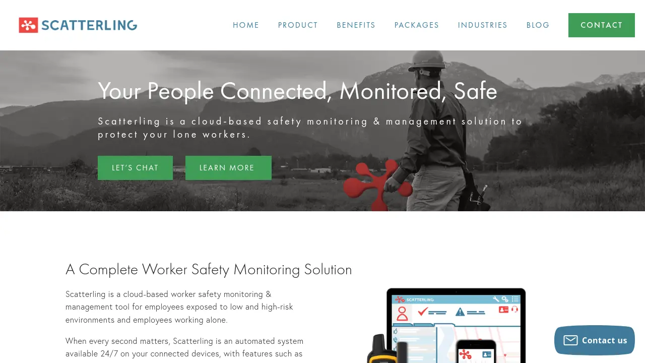 Scatterling - Cloud-Based Lone Worker Safety Monitoring Solution