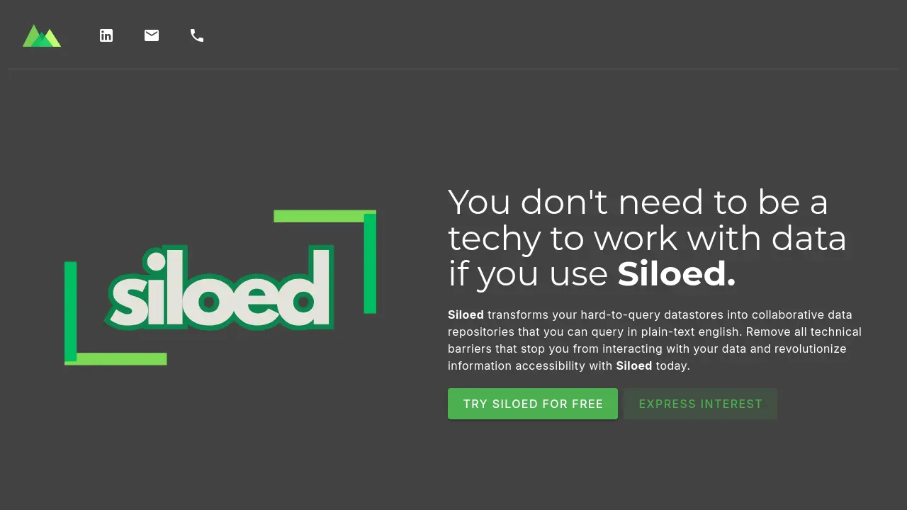 Siloed - Transform datastores into collaborative repositories queryable ...