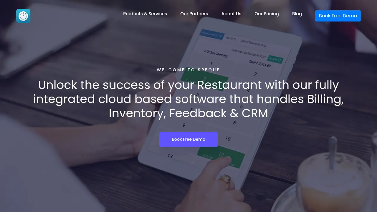 SpeQue - Comprehensive Cloud-Based Restaurant Management & POS Software