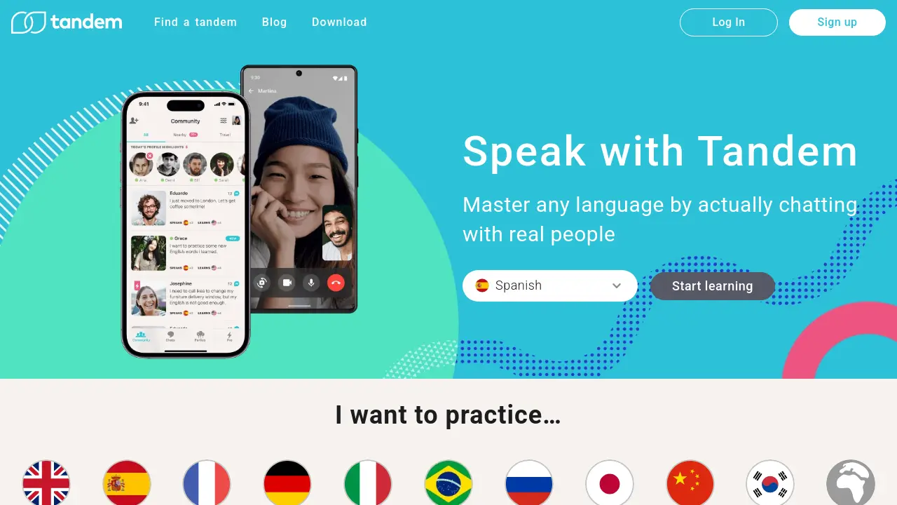 Tandem - Master any language through real conversations