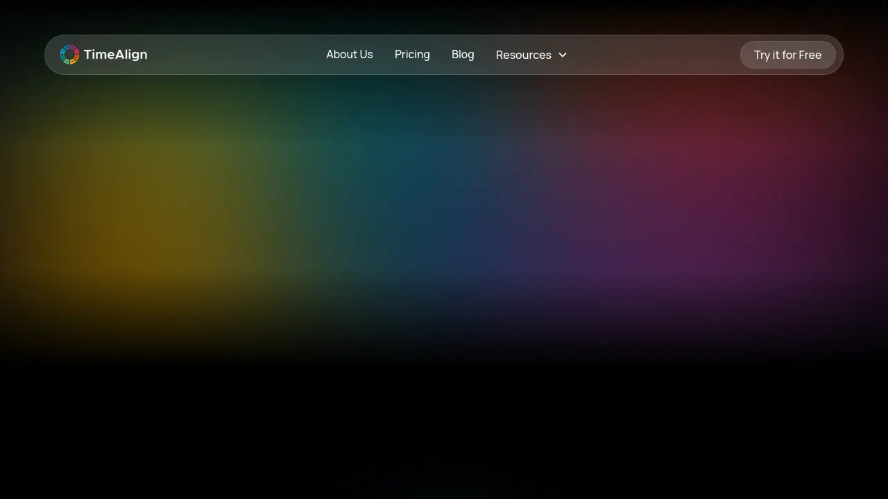 TimeAlign - Align daily actions with personal & professional goals