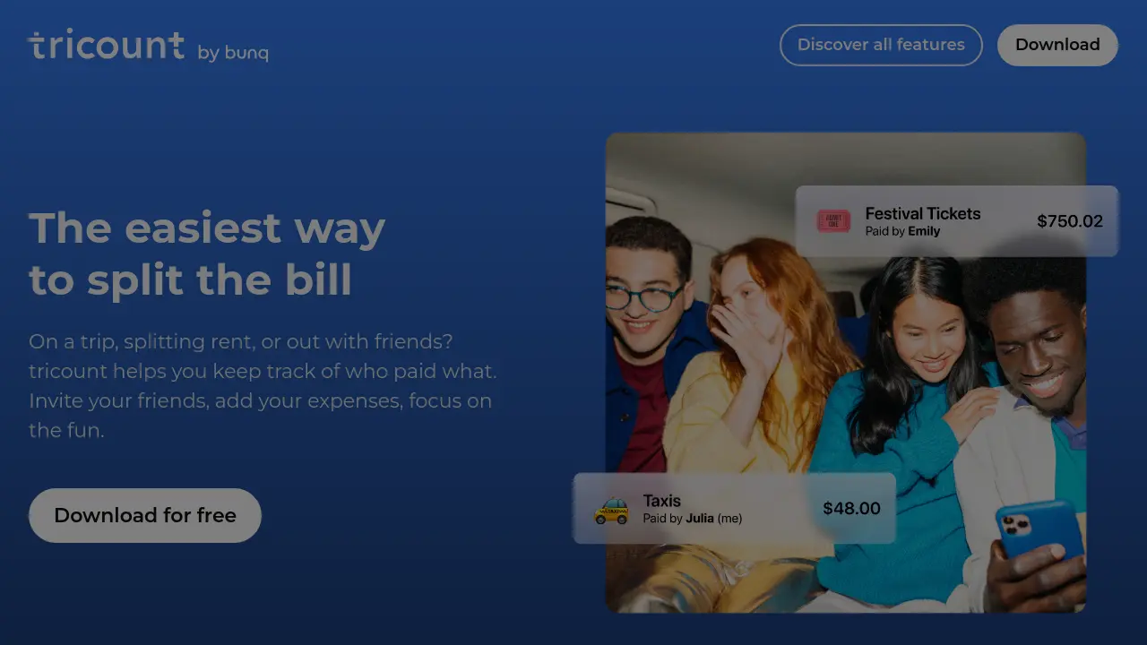 tricount - Effortless Group Expense Management and Bill Splitting