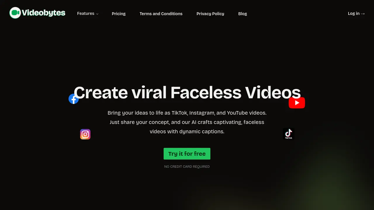 Videobytes - Create Viral Faceless Videos with AI