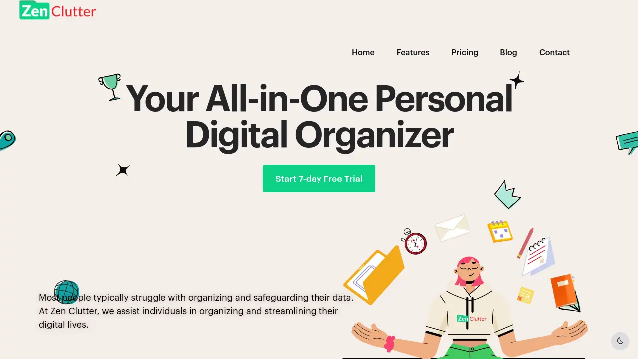 Zen Clutter - Effortless Organization with AI-Powered Digital Planner